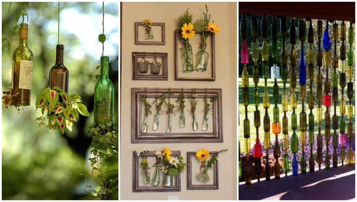 12 Creativas Maneras De Reutilizar Tus Botellas De Vidrio ¡Son Geniales ...