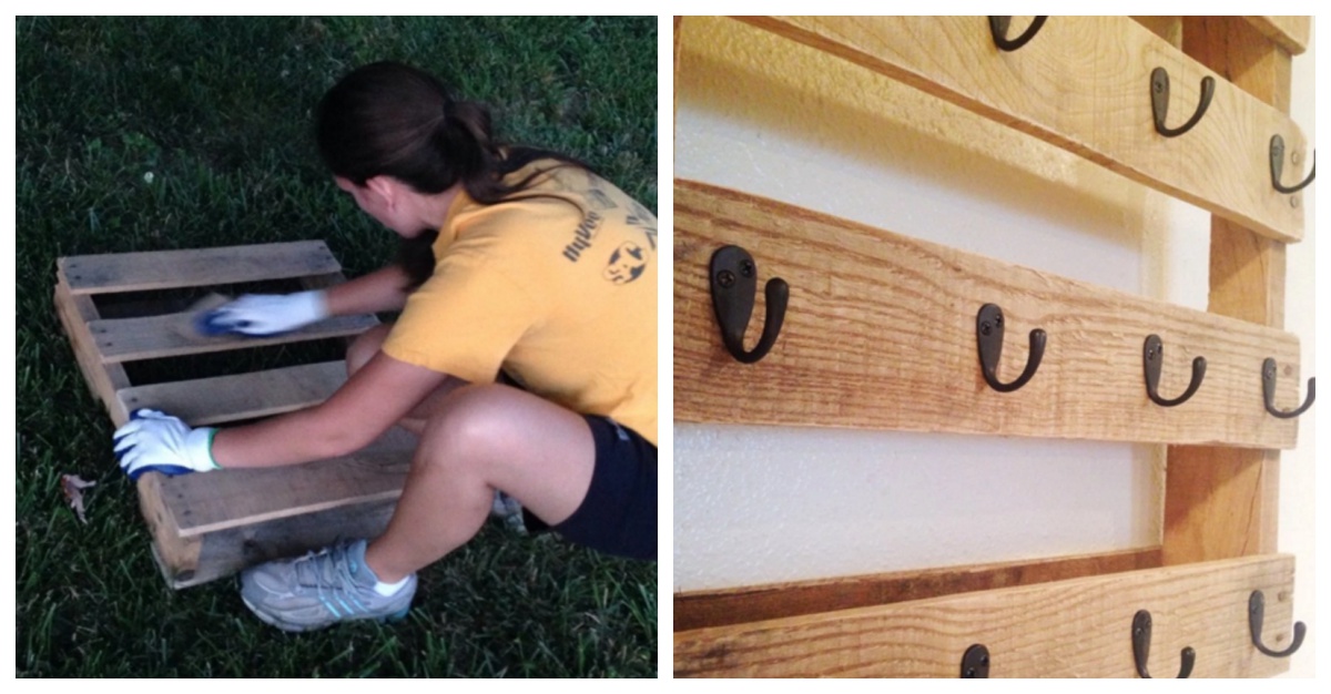 Cortó Un Viejo Pallet Y Lo Transformó En Un Grandioso Artículo Para El ...
